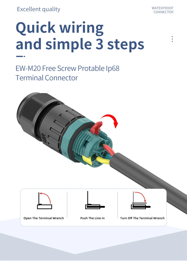 Cctv Fast Wiring Circular Rgb Strip Screwless Terminal Block Cable Lug ...