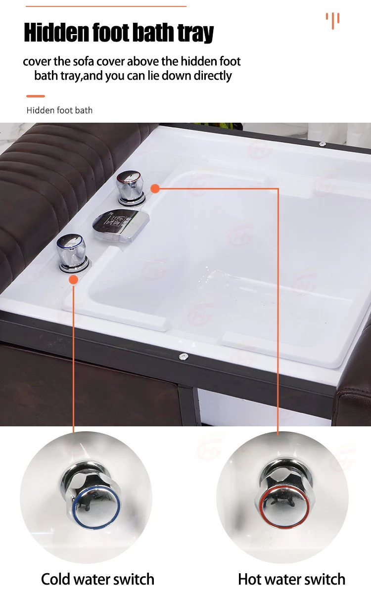 Thai Head Spa Lay Down Washing Hair Chair Salon Electric Pedicure ...