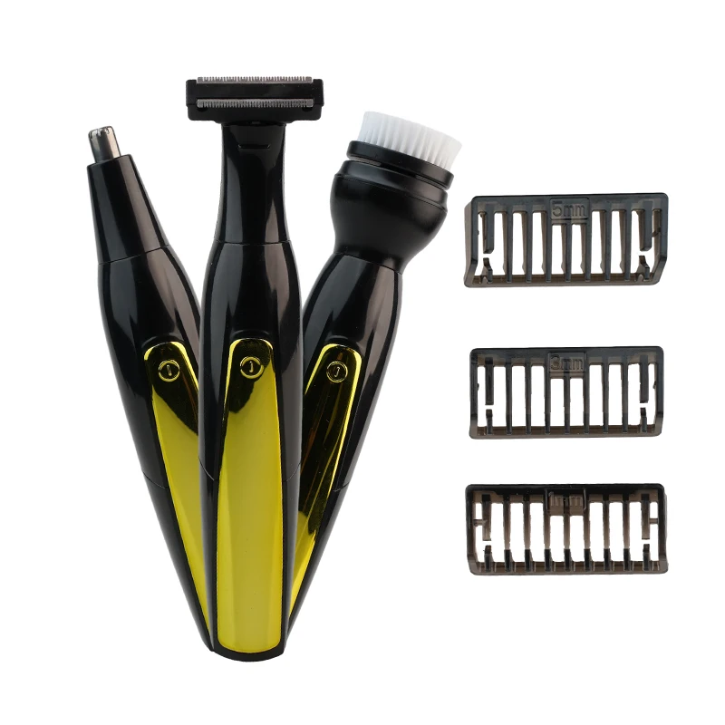 New Design 3 In 1 Mens Grooming Kit Cordless Mens Body Trimmer Set ...