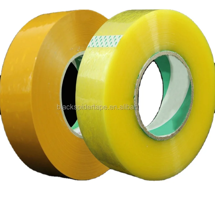 Shrinking Packing Yellowish Transparent Clear Parcel Packaging Sticky ...