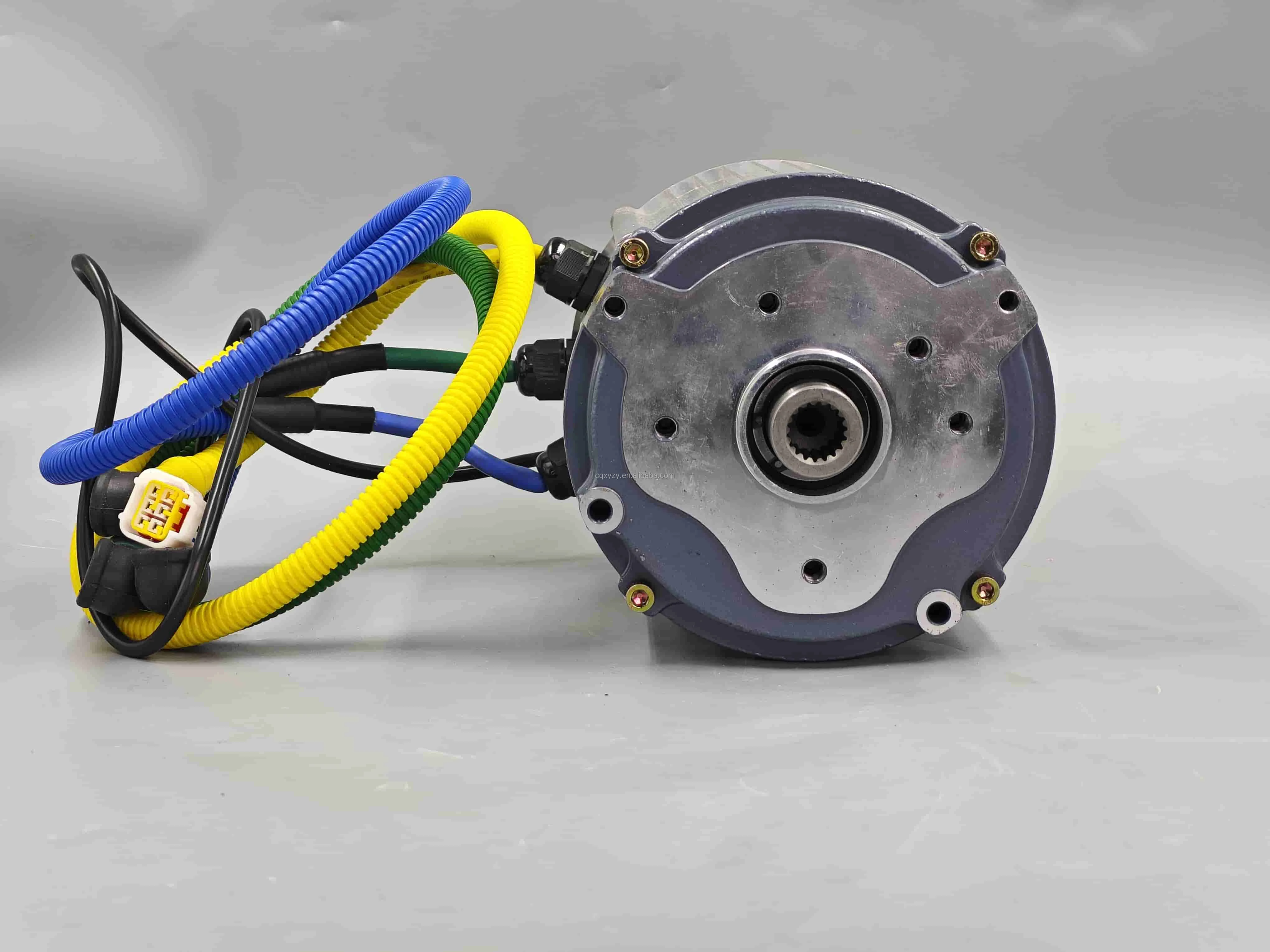 High Speed 72v 5000w Bldc Brushless Electric Tricycle Motor PMSM Dc Motor Electric Tricycle ...