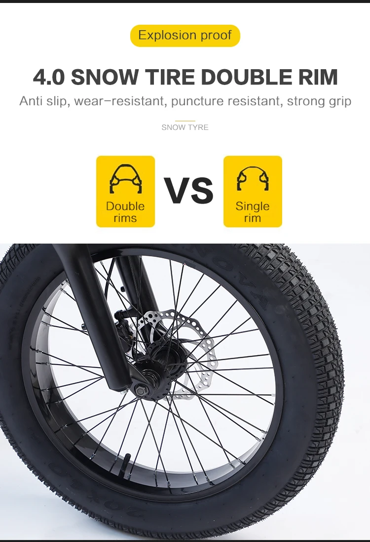 2023 Fatbike V20 Electric Fat E Bike Aluminum Upgrade Ebike 250w 750w ...