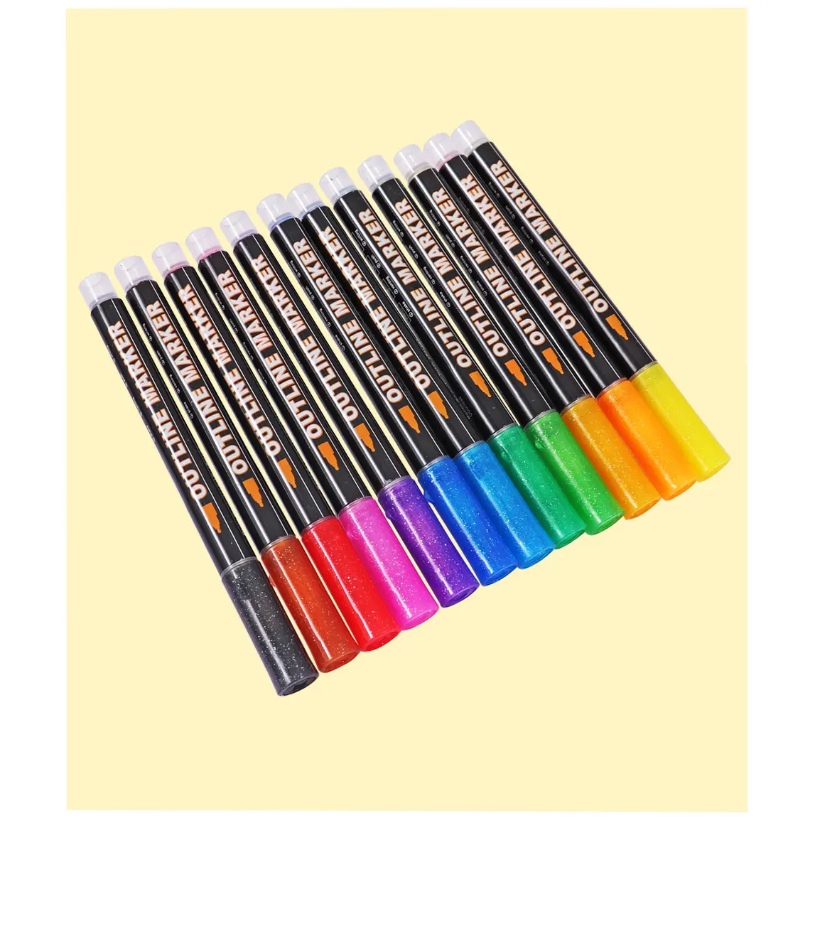 Foska Art Marker Pens - Bright Colors for Creative Drawing