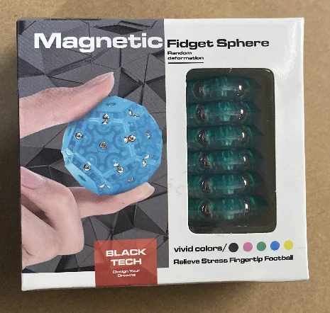 Pt Trending Magnetic Fidget Sphere Triangle Magnetic Building Blocks ...