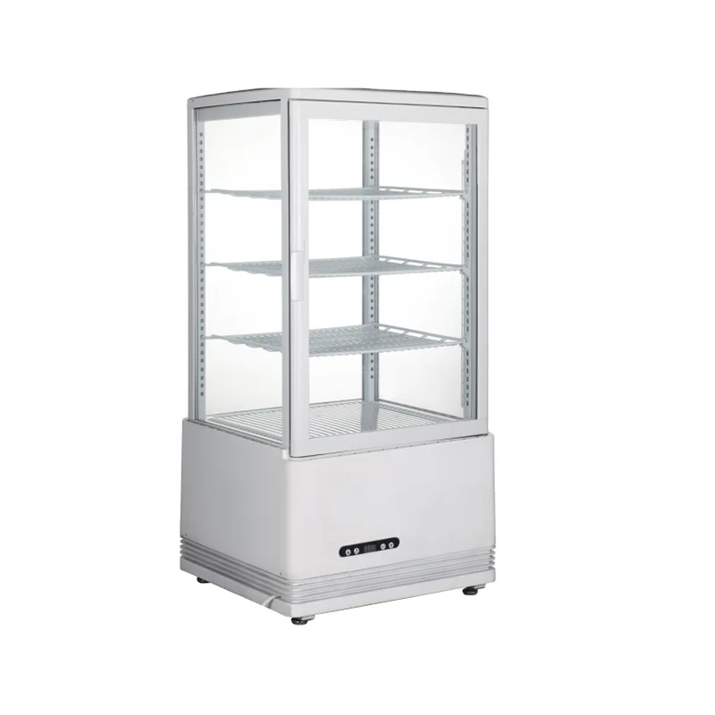 Counter Top Cake Bakery Glass Display Refrigeration Cold Showcase For ...