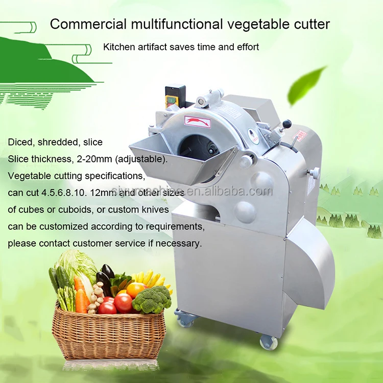 Industrial Root Vegetables Cutter Dicer Machine Fruit Vegetable Cube ...