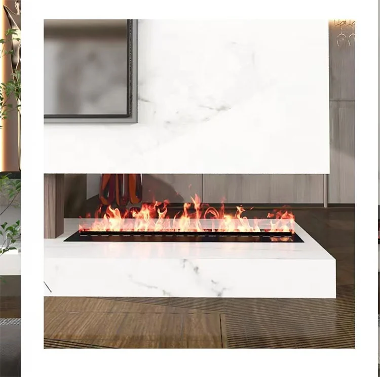 Water Vapor Electric Fireplace - 7 LED Flame Colors