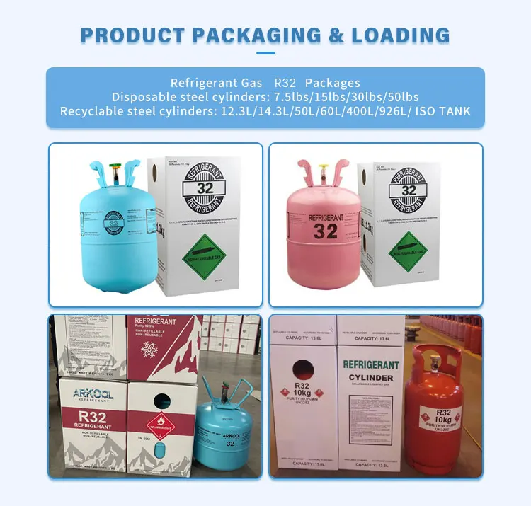 Wholesale Price Factory Supply Gas Refrigerante R32 High Purity Refrigerante Gas R32 - Buy R32 ...