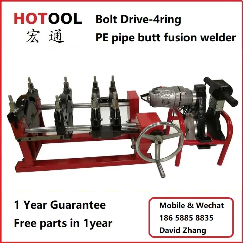 63-160mm HDPE Manual Pipe Butt Fusion Welding Machine
