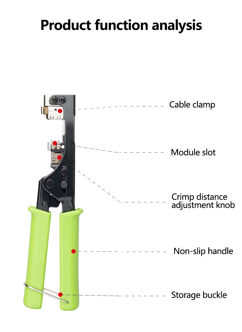 Network Module Cable Pliers Rj458p8c180 Degrees 90 Degrees Crimping ...