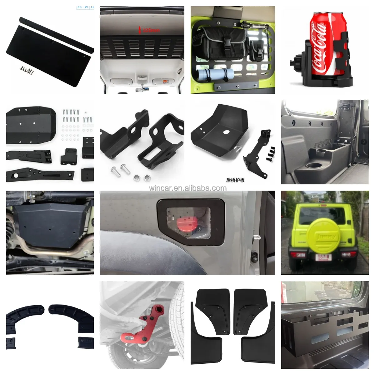 4WD Accessories Car Side Ladder Jimny Ladder with Recovery Track Board