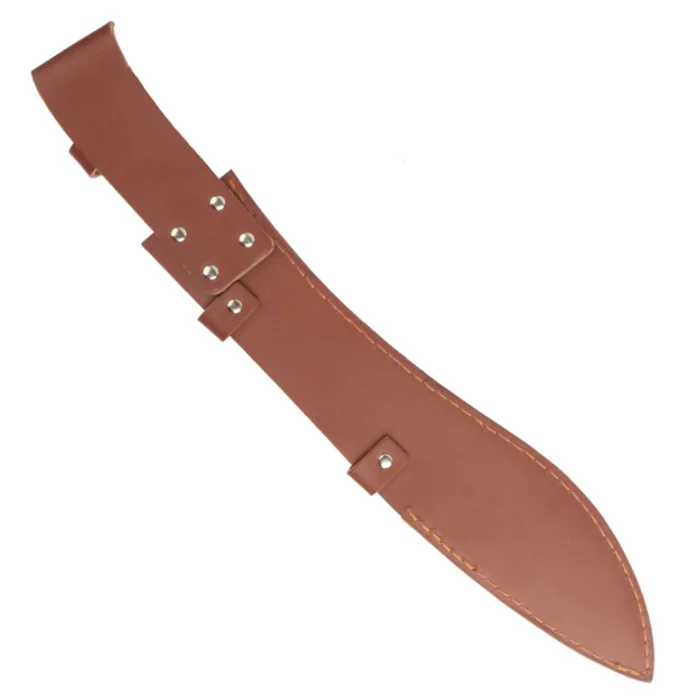 Fixed Blade Machete Leather Sheath Scabbard Knife Holder Belt Loop ...