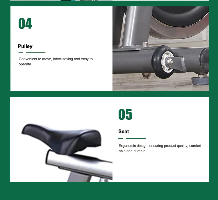 Commercial Exercise Bikes Equipment Gym Stationary Indoor Exercise Bike ...