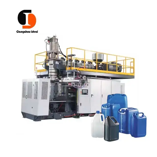 Extrusion plastic blowing moulding machine fully automatic high speed extrusion blow molding ...