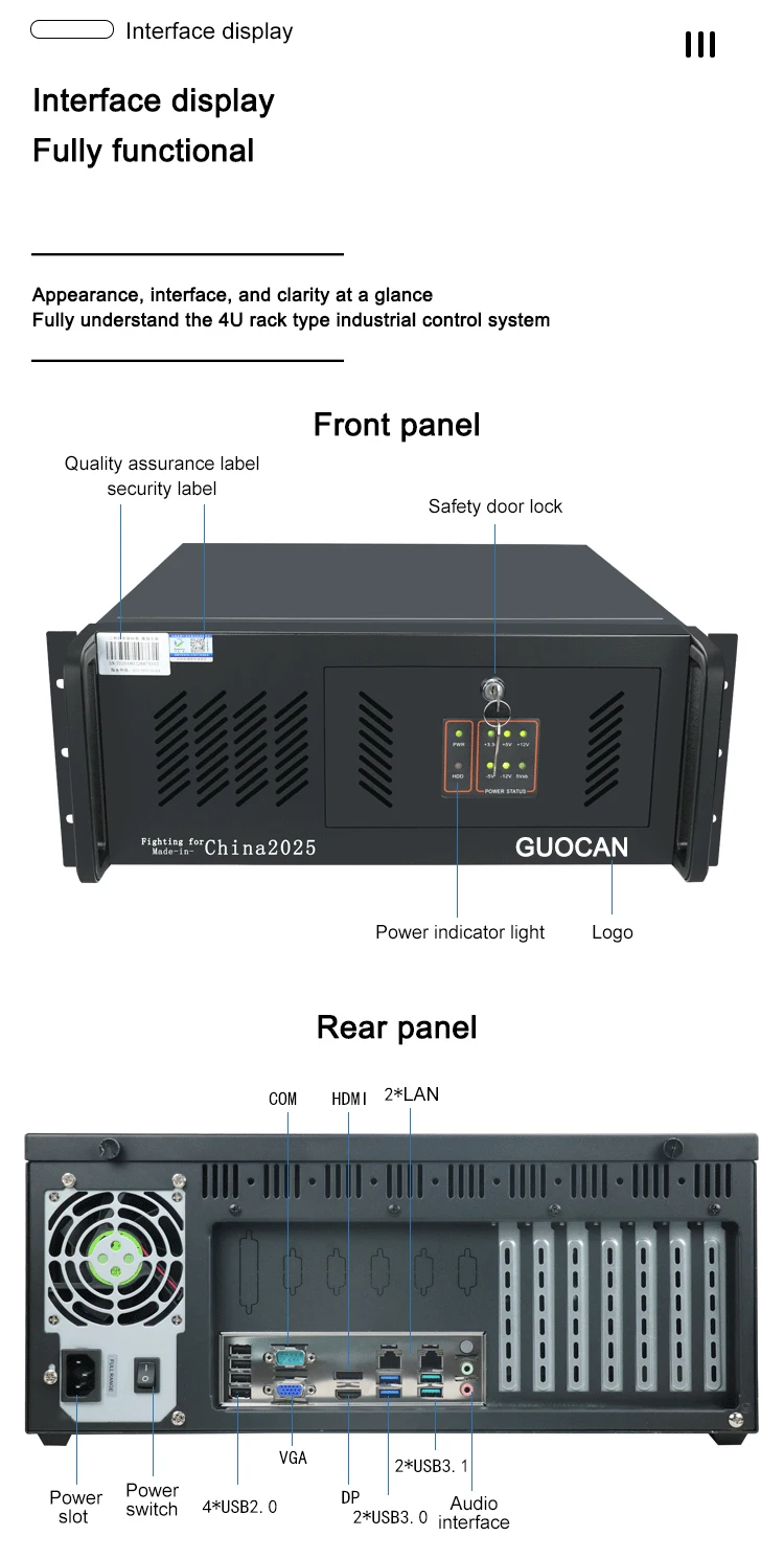 Cloud Computing Server Rack Chassis 4u Appliances Rackmount Case Core I 3 I 5 I 7 Processor ...