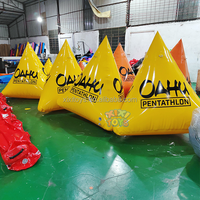 Inflatable Pyramid Water Buoys - Safety for Open Water Events