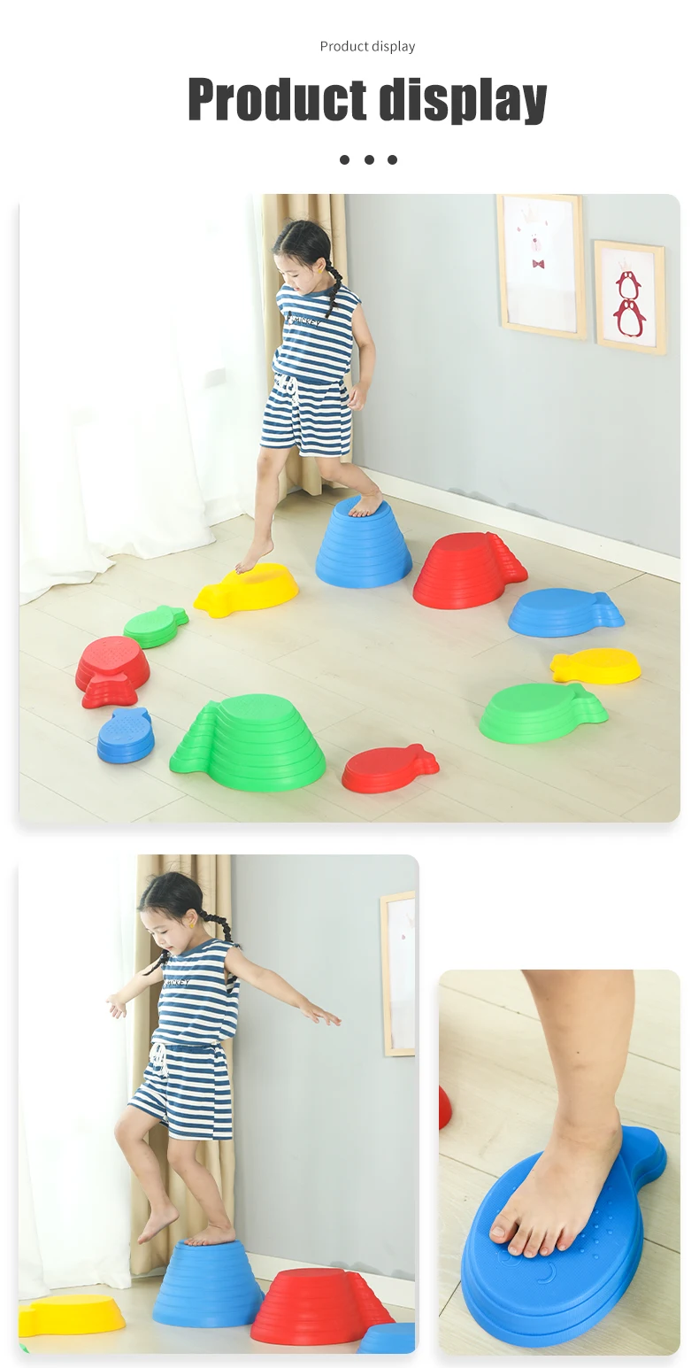 Balance Stepping Stones for Kids 11pcs Anti-skidding Stepping Stones ...