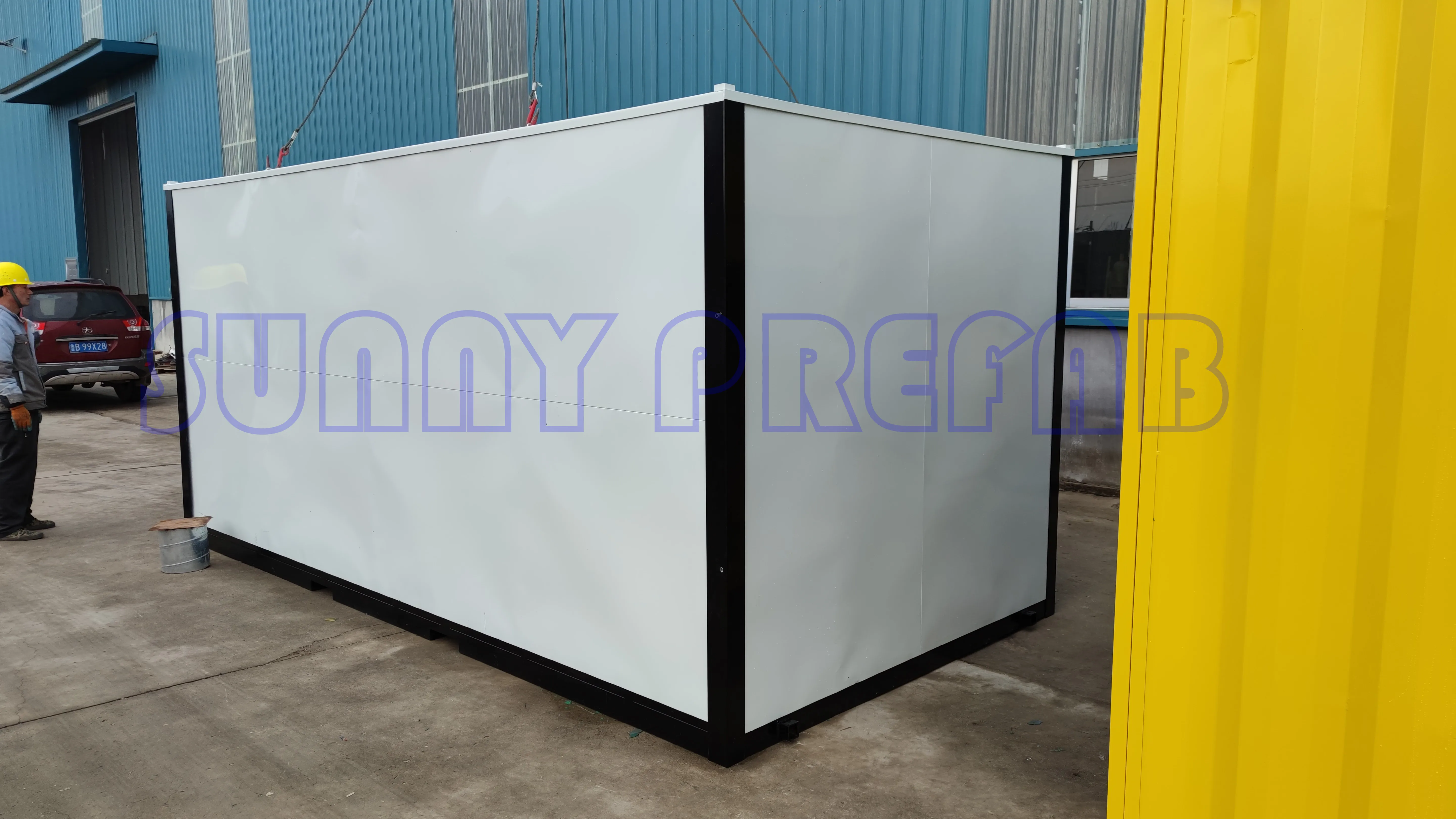 Collapsible Flat Pack Steel Prefab Container Storage