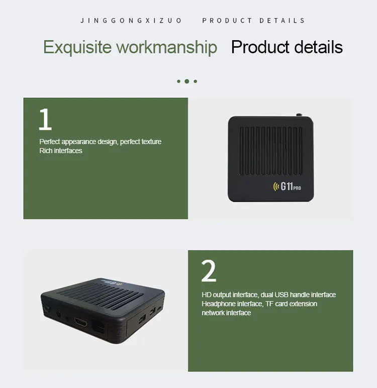 G11 Pro Game Box Dual System Con Tv 4k Hd Gaming Video Console Retro ...