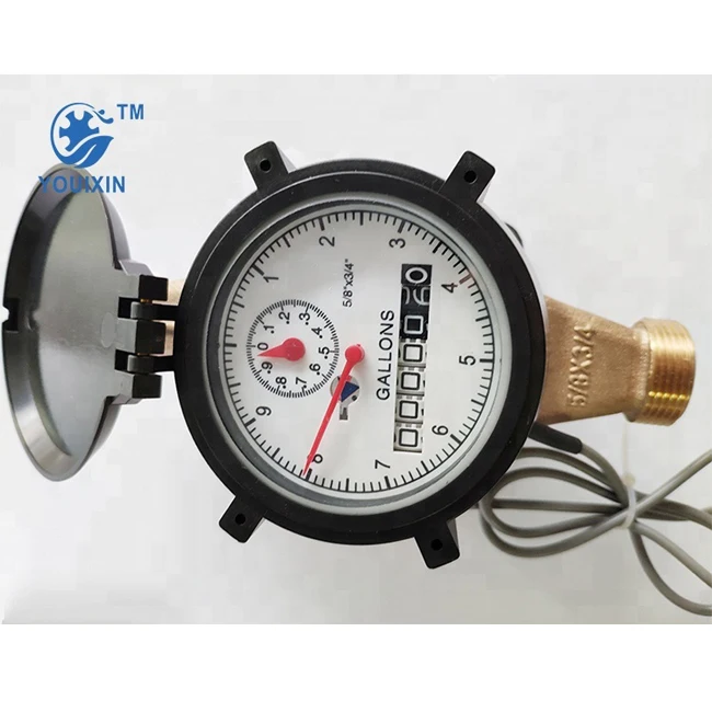 AWWA708 standard hot bronze water meter price with 25mm| Alibaba.com