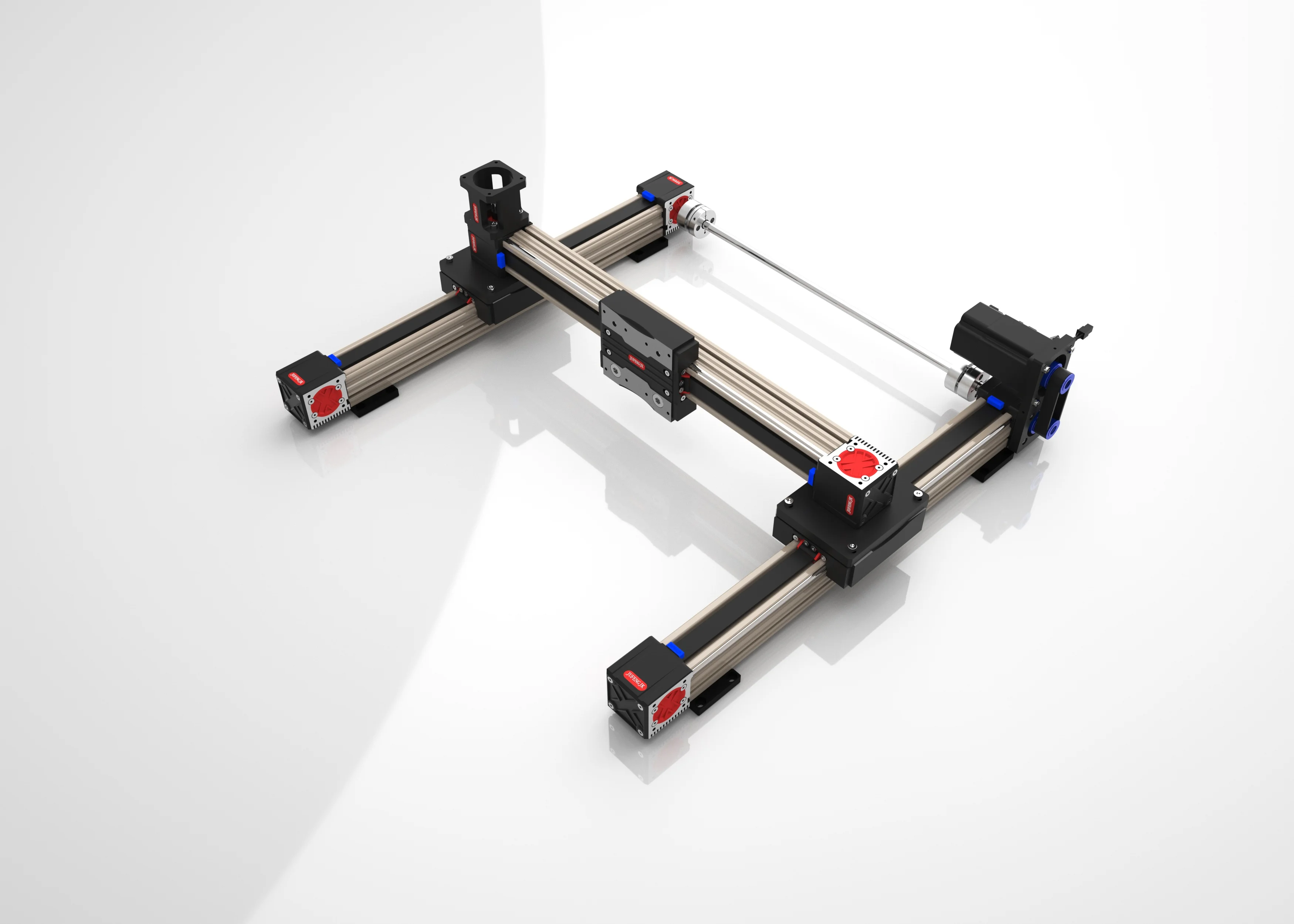 3-axis 4-axis Xyz Effective Stroke 100-3800mm Gantry Robot Belt Driven ...