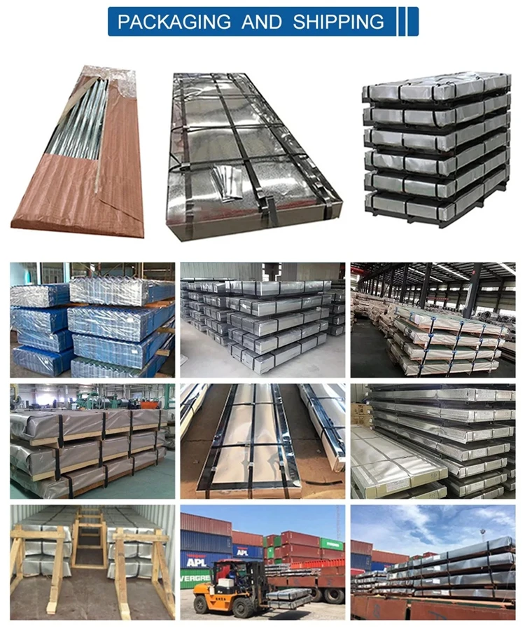 ASTM A653 ASTM A798 Corrugated Galvanized Steel Sheets