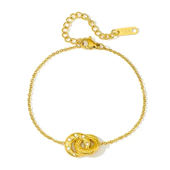 Cool 2024 Anti Tarnish 18k Gold Plated Stainless Steel Trending Designer Italian Charm Fashion ...