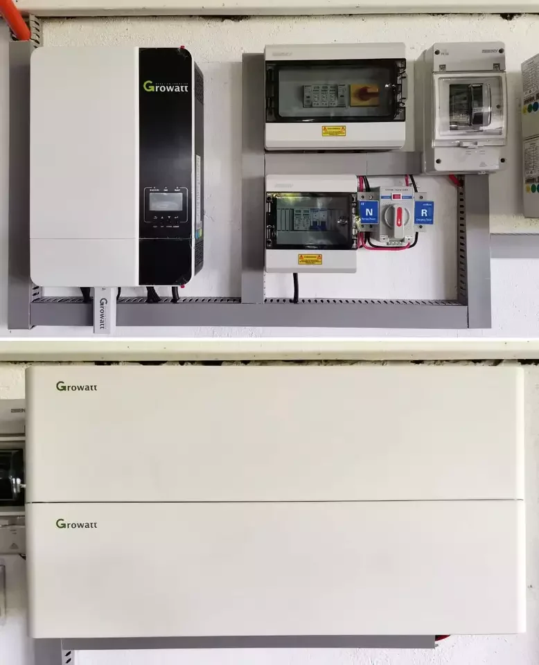 Full Set Batteries 48v100ah Lithium Axe System 12.5kw Cabinnet Growatt ...