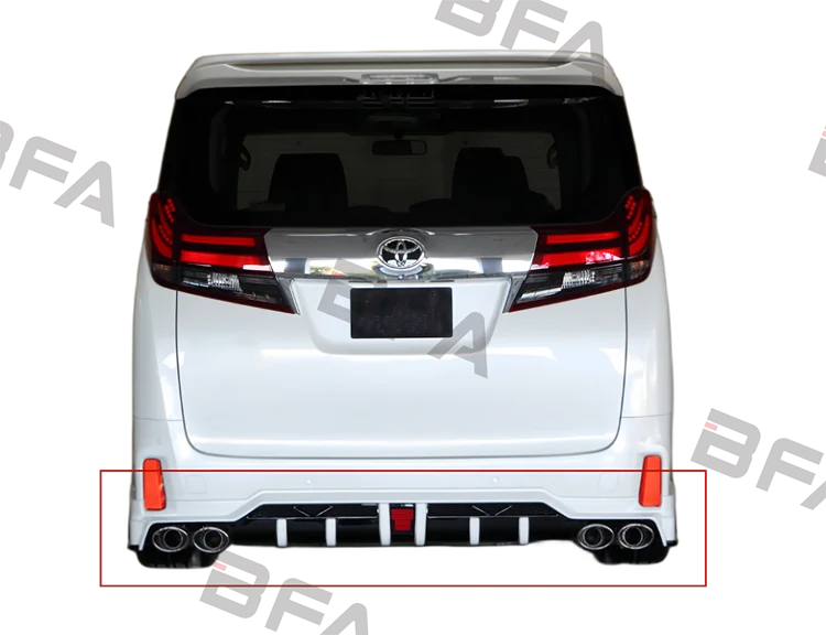 For Toyota Alphard Vellfire Body Kit 30 Series Japanese Updated Rear ...