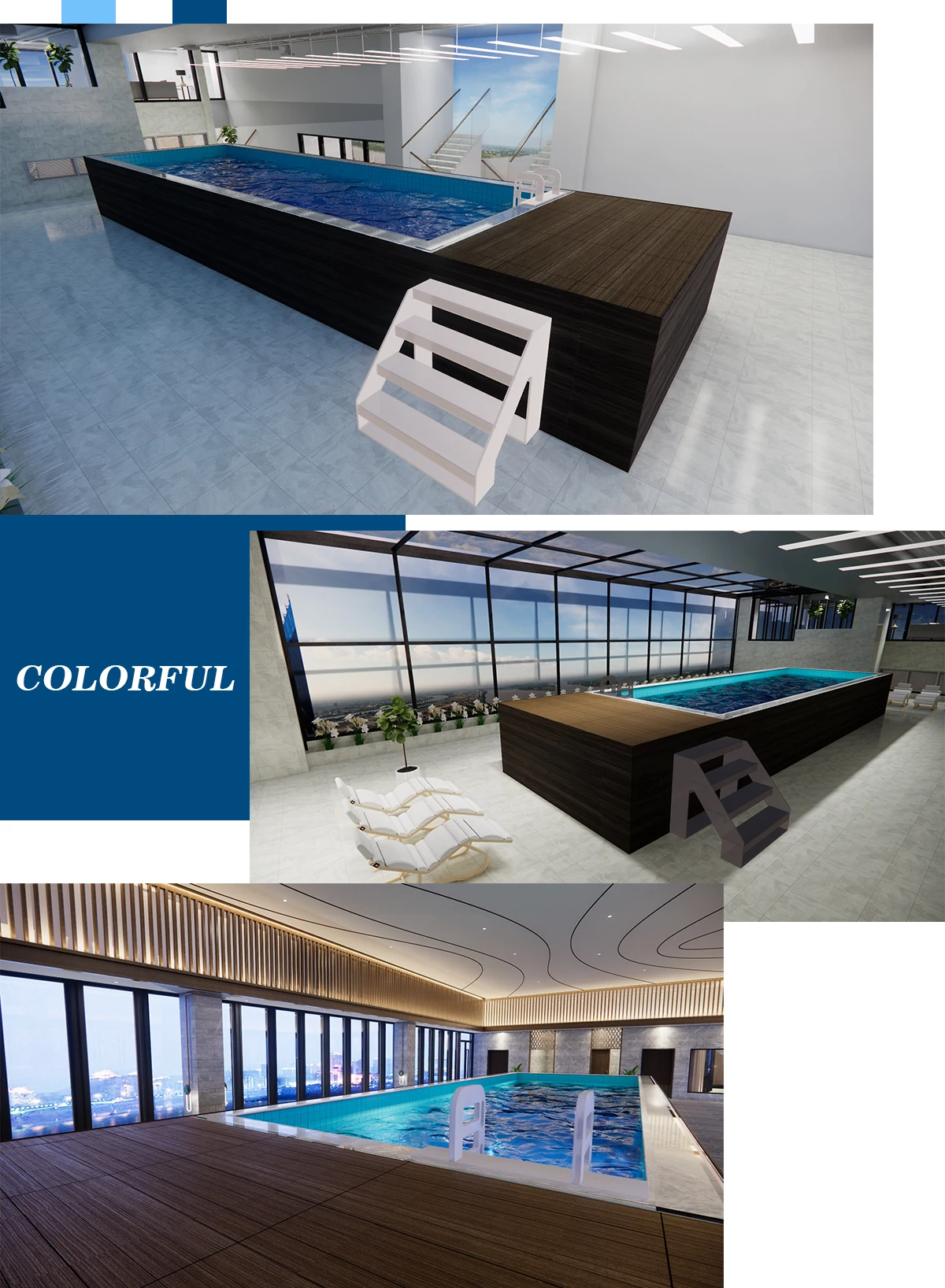 FRP SMC Container Swimming Pool Prefab Fiberglass Shipping Container ...