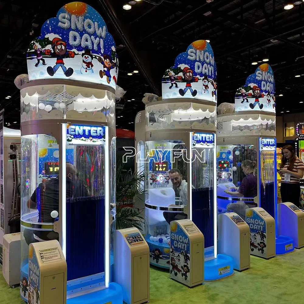 Snow Day Kids Ball-Pit Ticket Redemption Game - Playfun