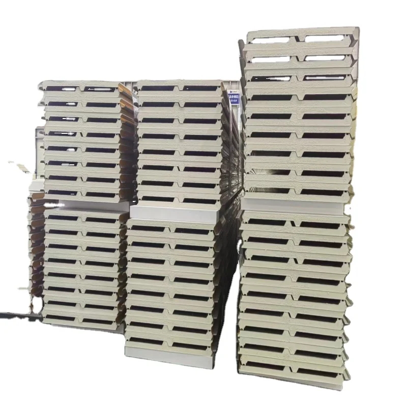 Thermal Insulation Fireproof Polyurethane Sandwich Panels Pu/pir For ...