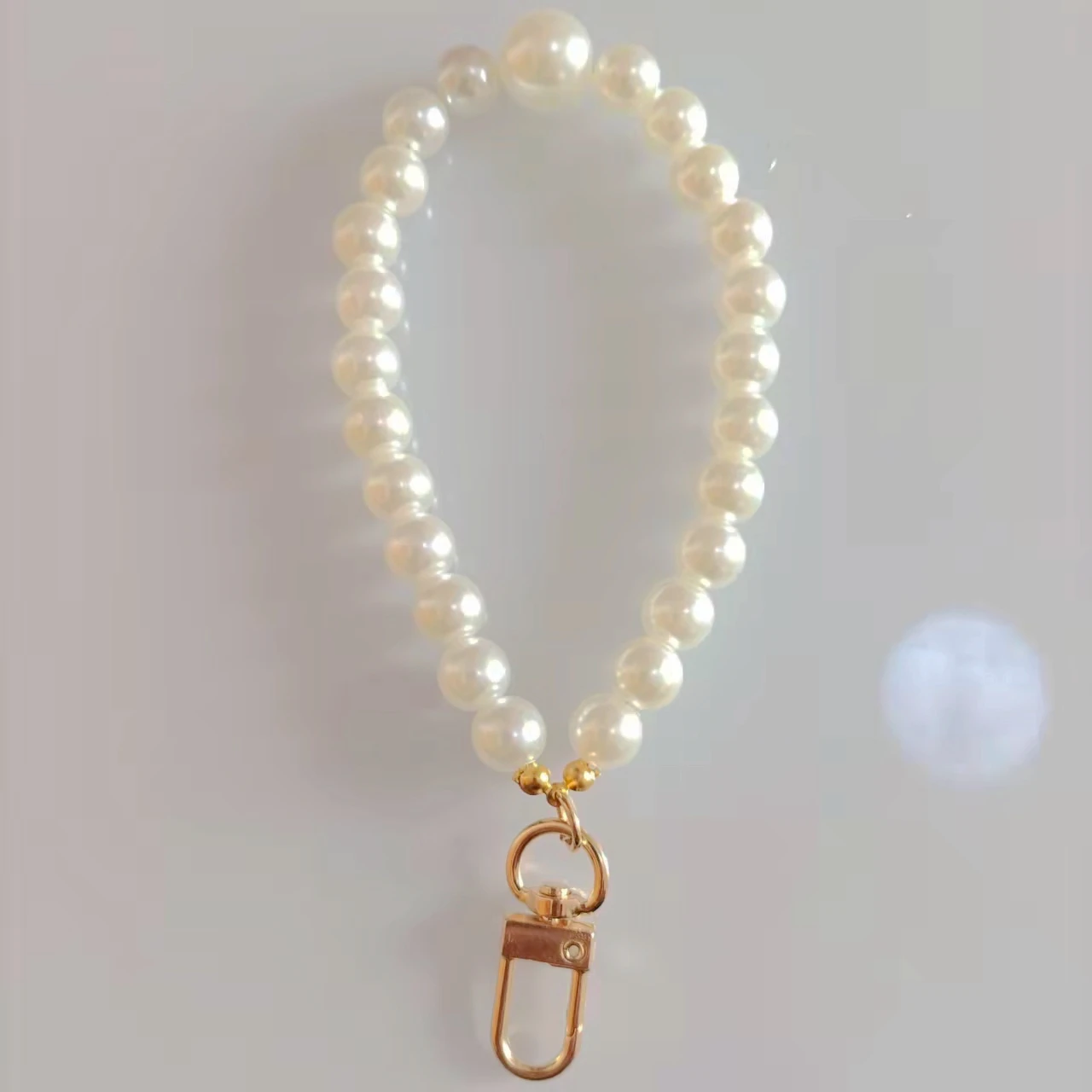 Factory Wholesale Pearl Keychain Creative Small Gift Pearl Key Ring ...