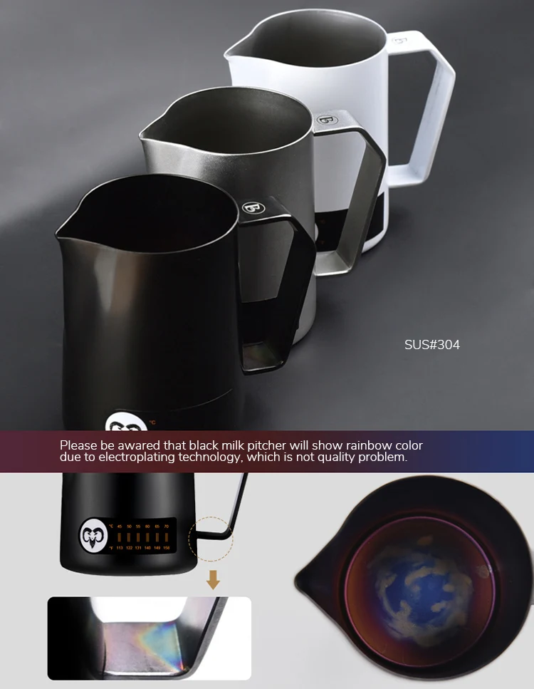 Brewista high quality barista custom stainless steel steaming milk ...