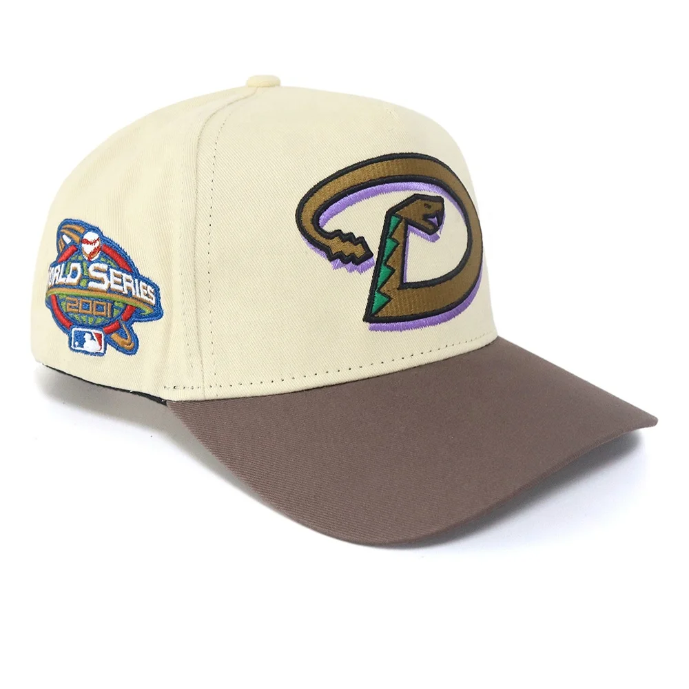 Customized Cotton 5 Panel A Frame Distressed Embroidery New Snap Back ...