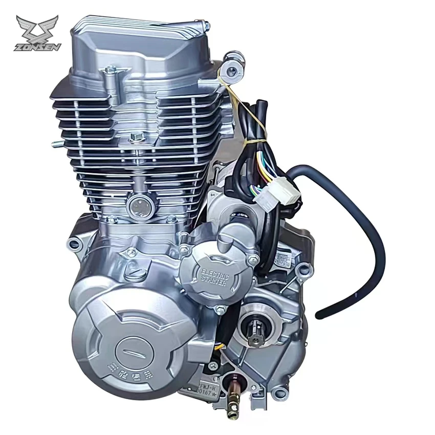 High Performance Zongshen 125CC Motorcycle Engine Kit Single Cylinder 4 ...