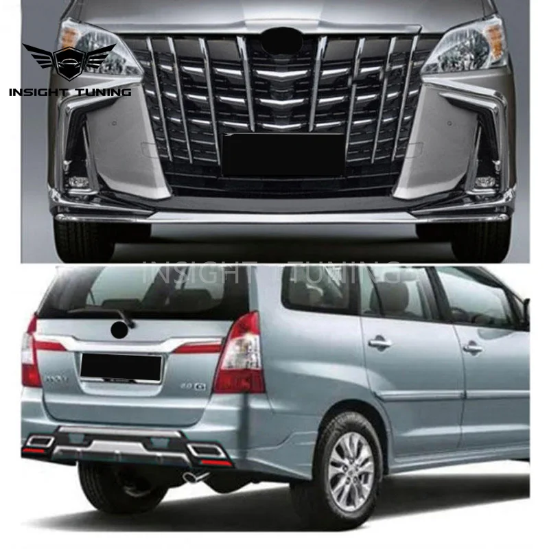 LX Style Facelift Front Bumper Grill Bodykit for Toyota Innova Crystal ...
