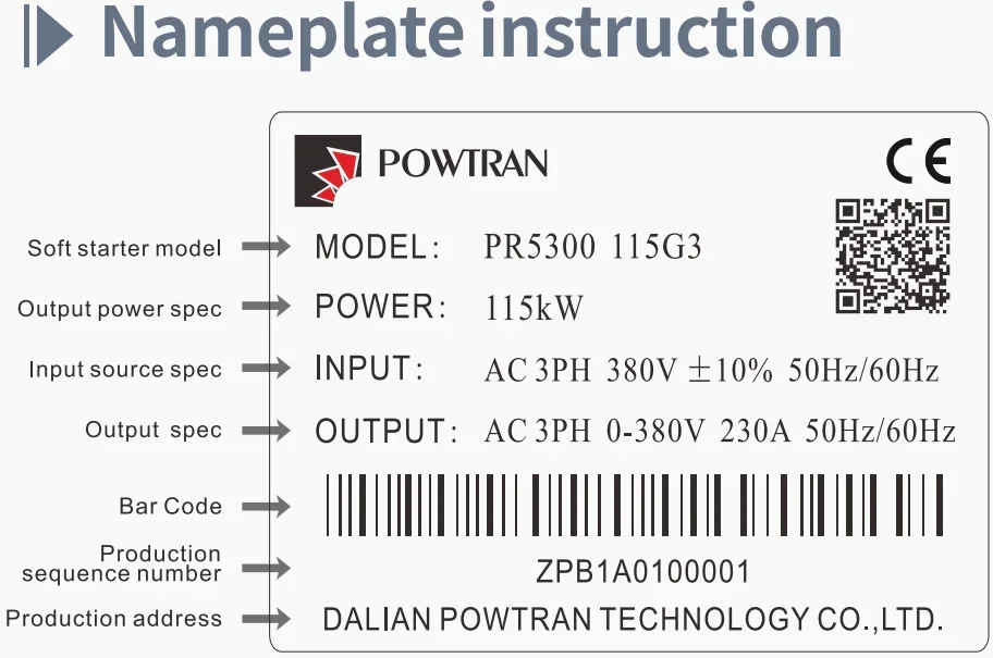 Powtran 3 Phase Pr5300 Series Softstarter On Line Soft Starter For ...