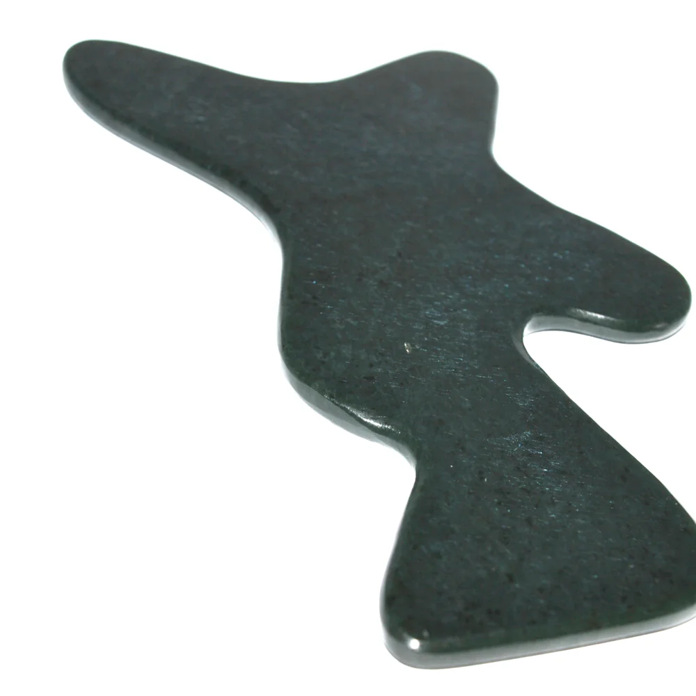Custom Logo Nephrite Jade Gua Sha Board Handheld Hetian Jade Guasha ...