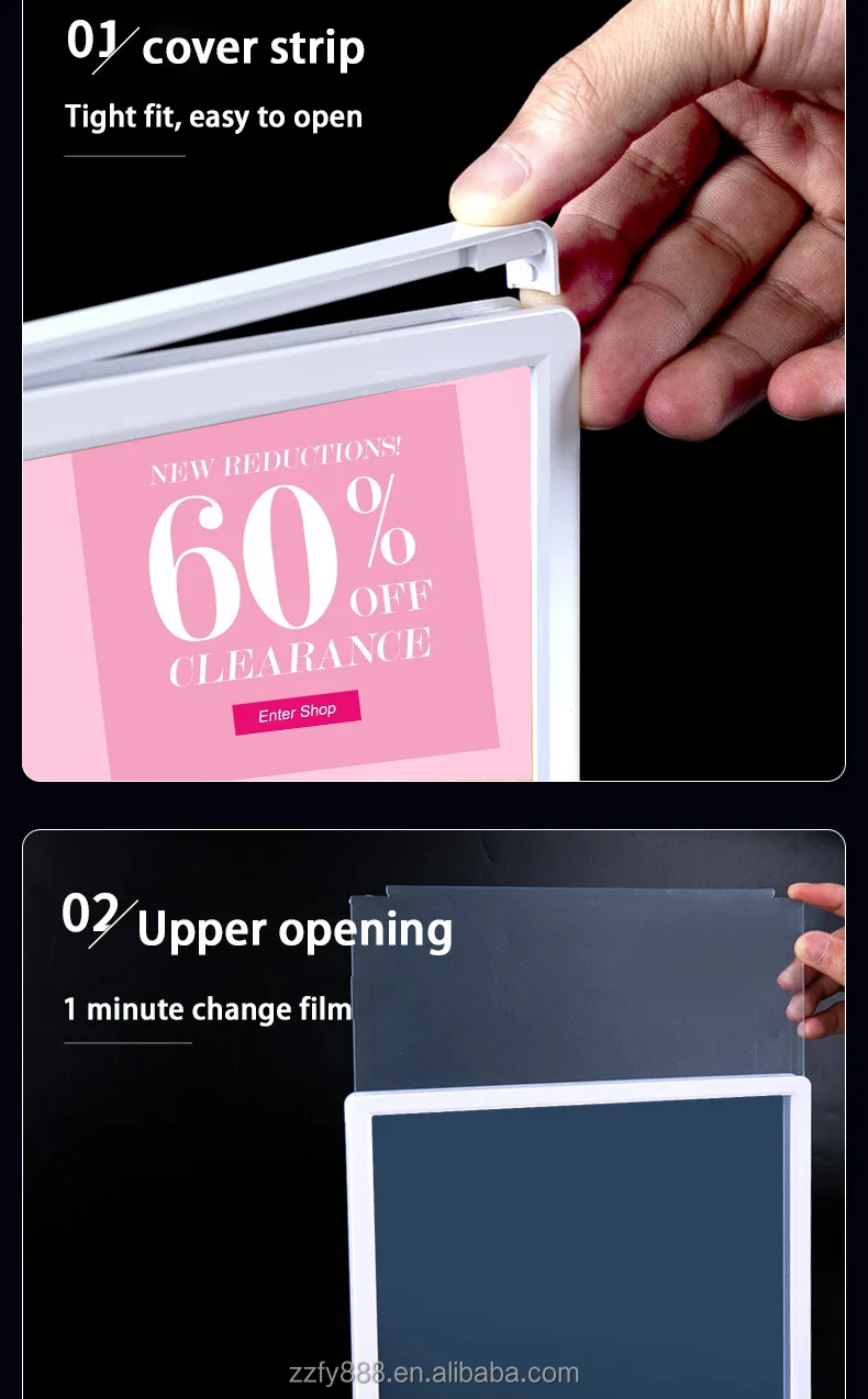 LED Menu Light Box - A5 A4 A3 Desktop Advertising Solution