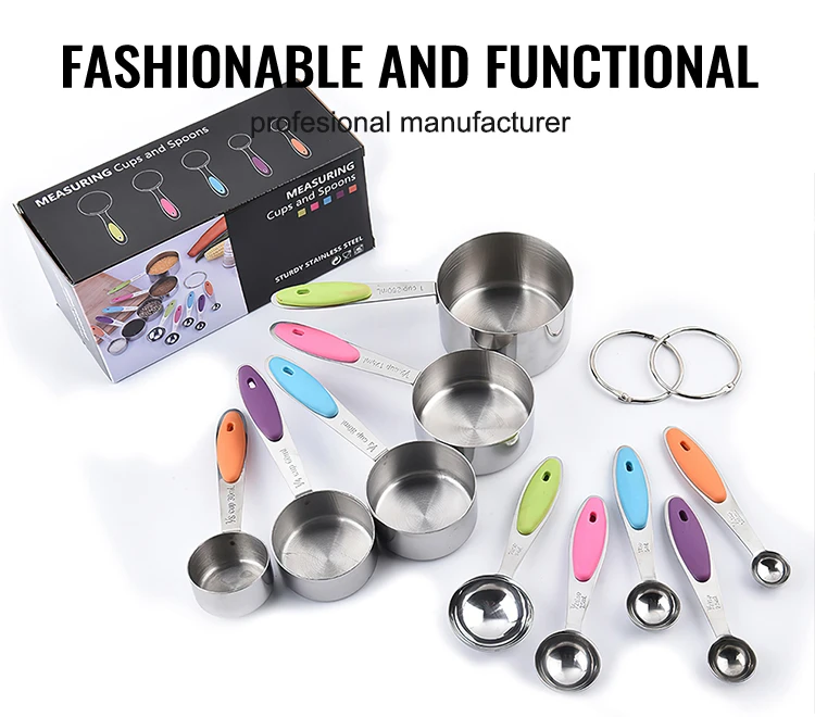 Wholesale 10 Pcs Kitchen Measuring Tools - Stainless Steel