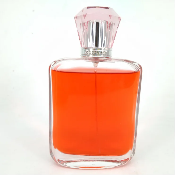Diamond Shape Dreamy Purple Glass Perfume Bottle With Nice Cap - Buy ...