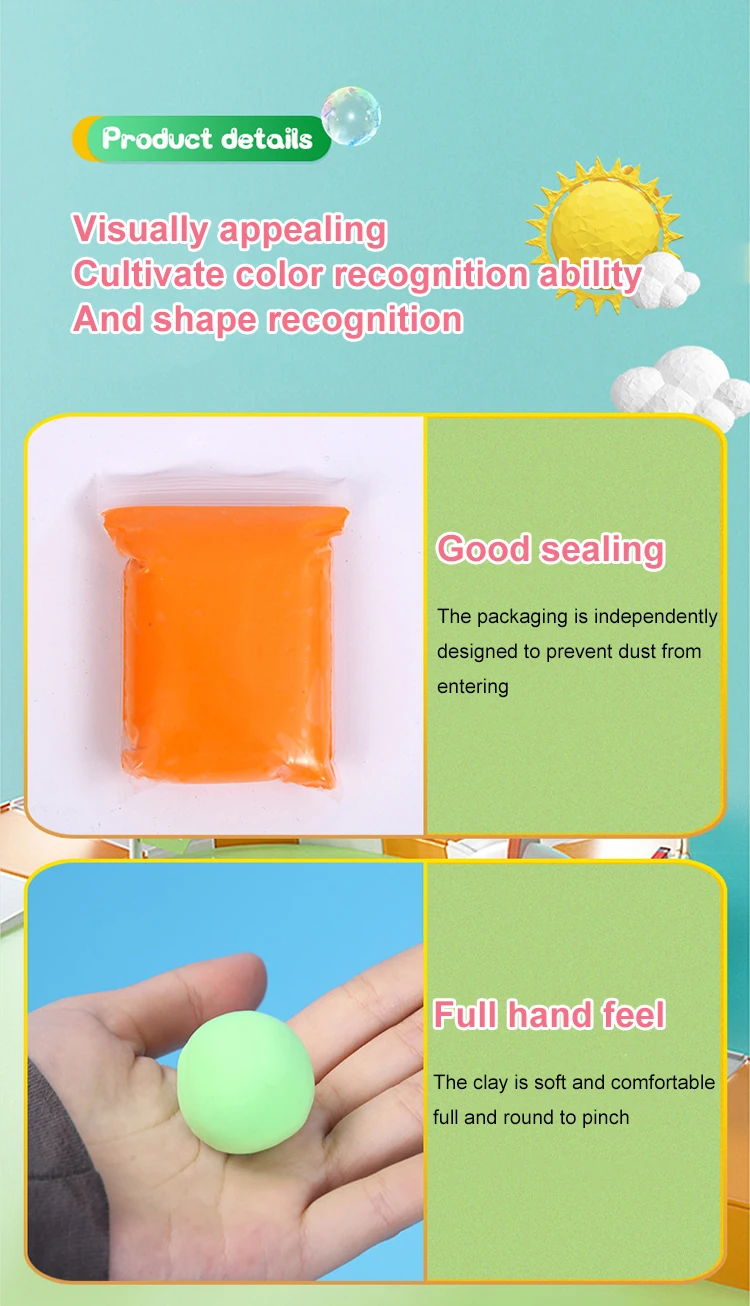 Soft Clay Light Weight Modeling Ultralight Air Dry Clay - Buy Soft Clay ...