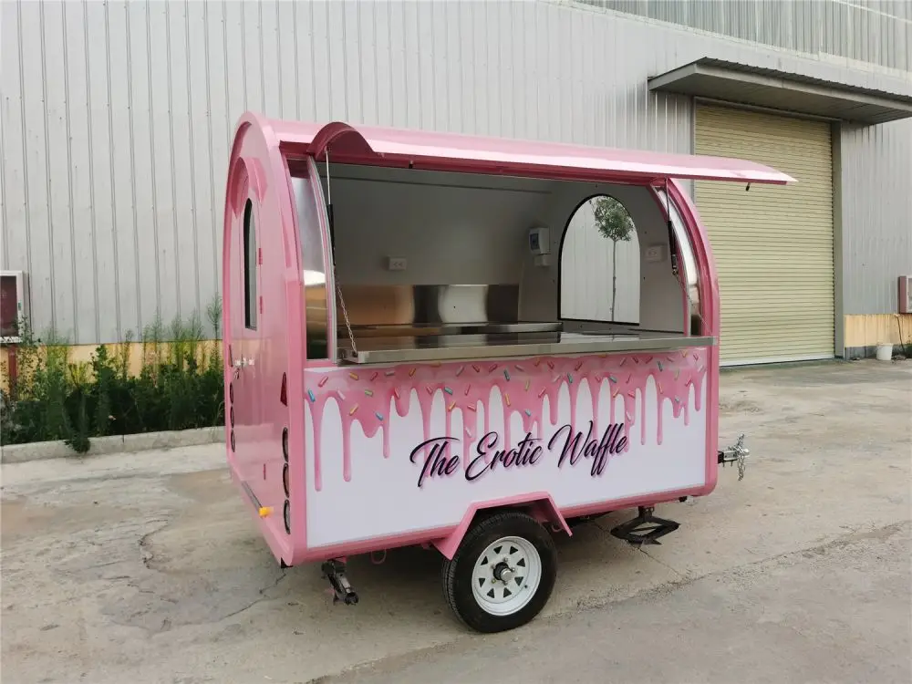 Customizable Small Buffet Bakery Shop Food Trailer for Cold Drinks ...