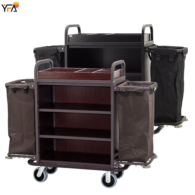 Wholesale Heavy Duty Hotel Housekeeping Cart Multifunction Hotel Room ...