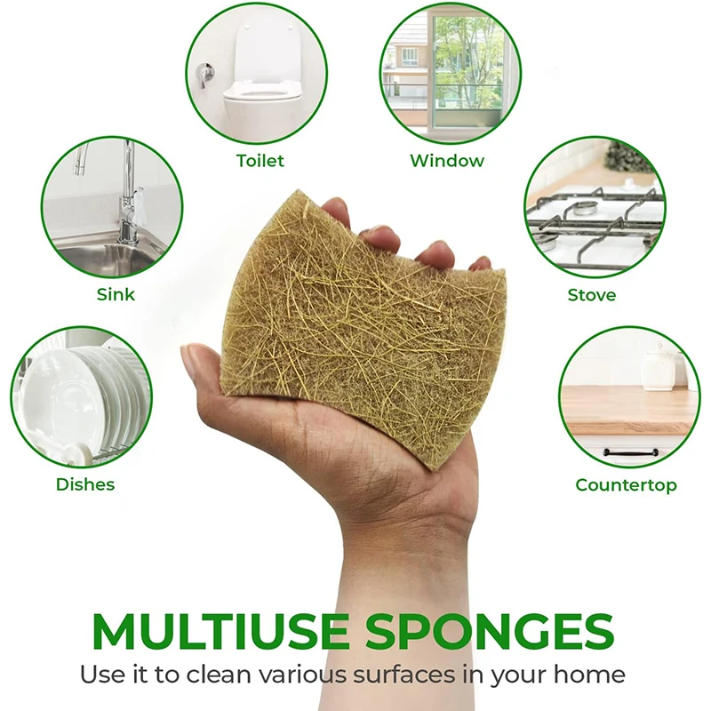 Esun Eco Friendly Cocina Biodegradable Natural Kitchen Sponge Limpieza ...