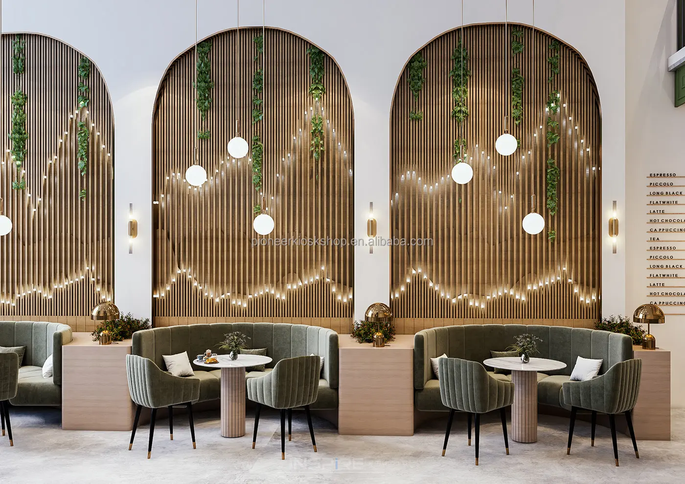 Customized Modern Bar Counter for Restaurants - Luxury Solid Wood ...