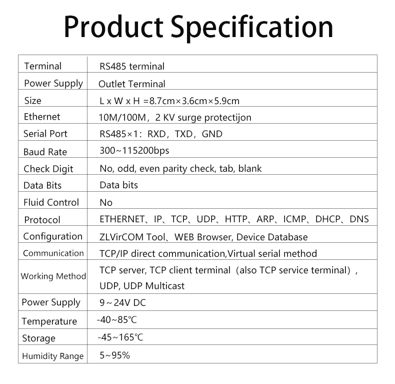 Modbus Rtu Tcp Gateway Industrial Serial To Ethernet Rs485 Jason ...