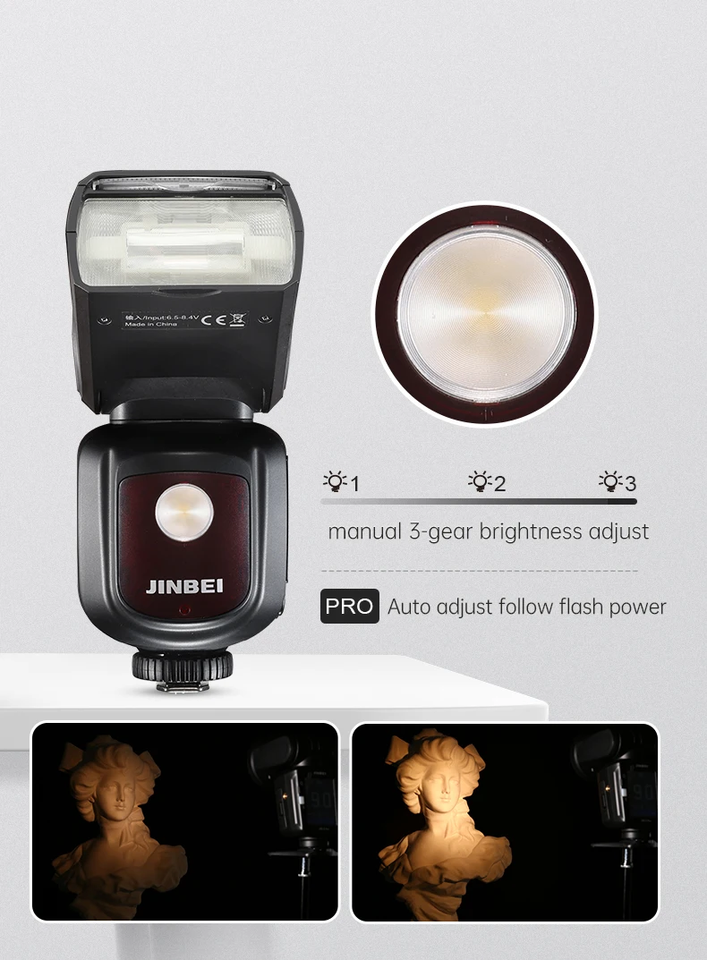 JINBEI Hi 900 Photography Professional Camera Flash Universal Camera ...