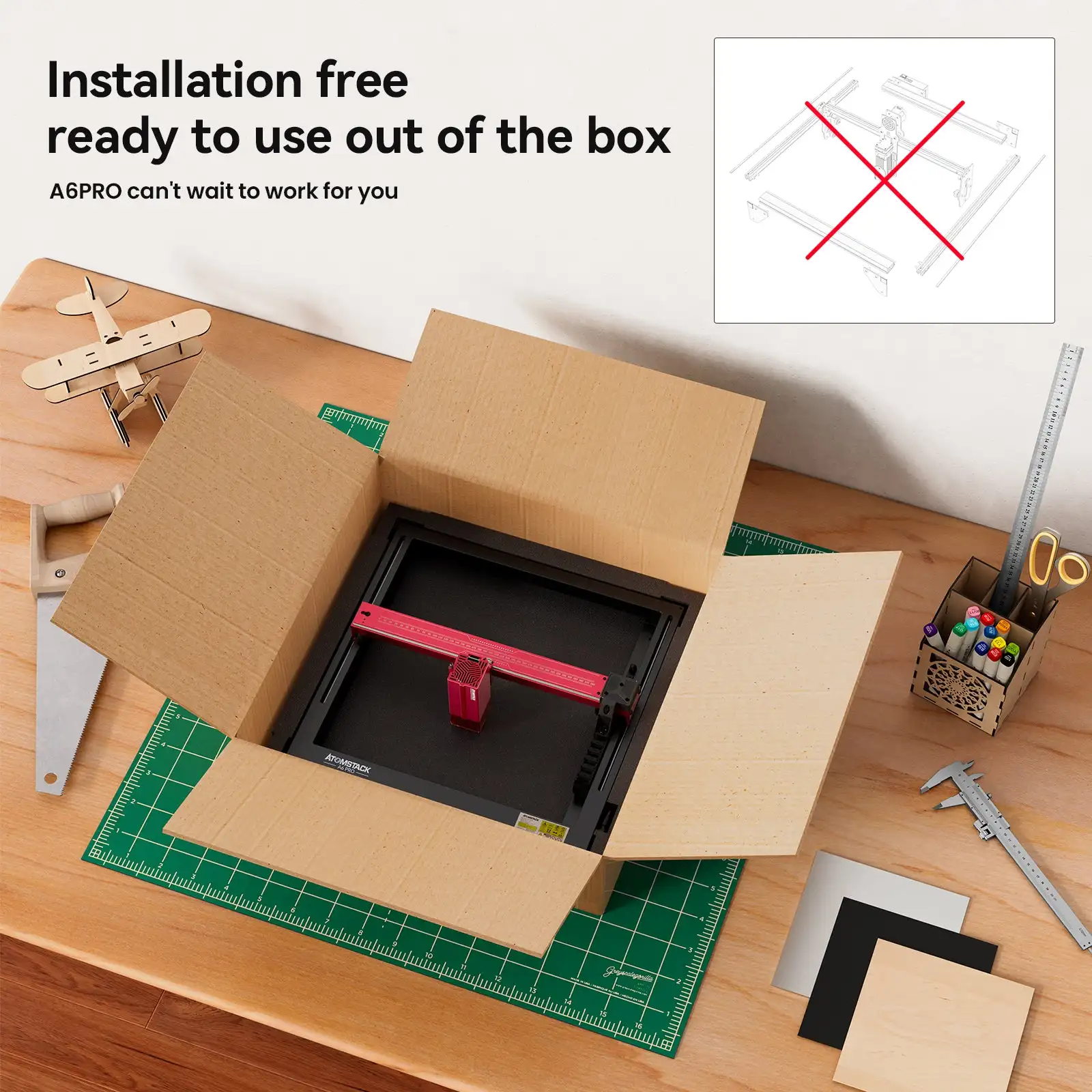 ATOMSTACK Laser Engraving Machine A6 Pro - 40W Engraver